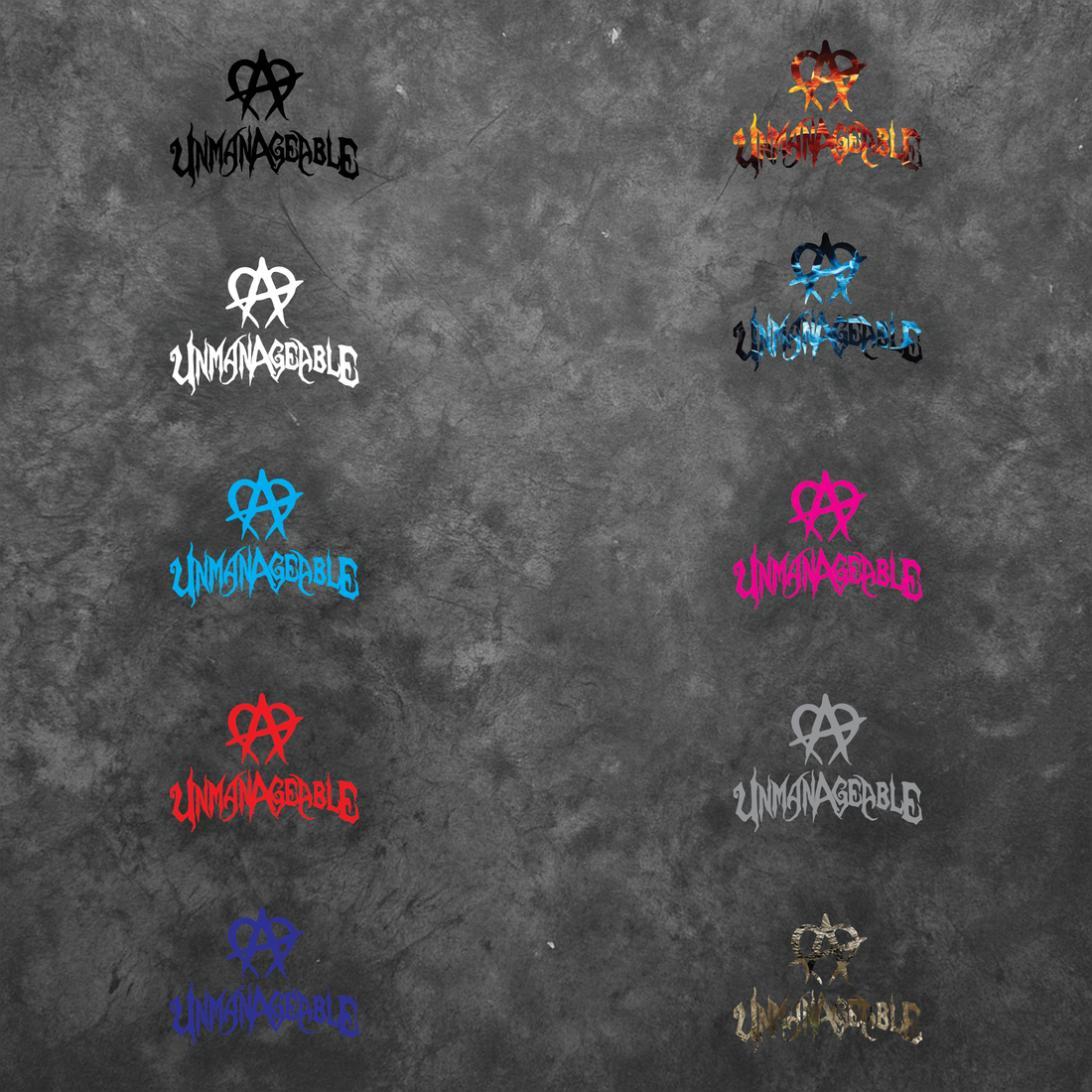 Sticker Packs – Unmanageable