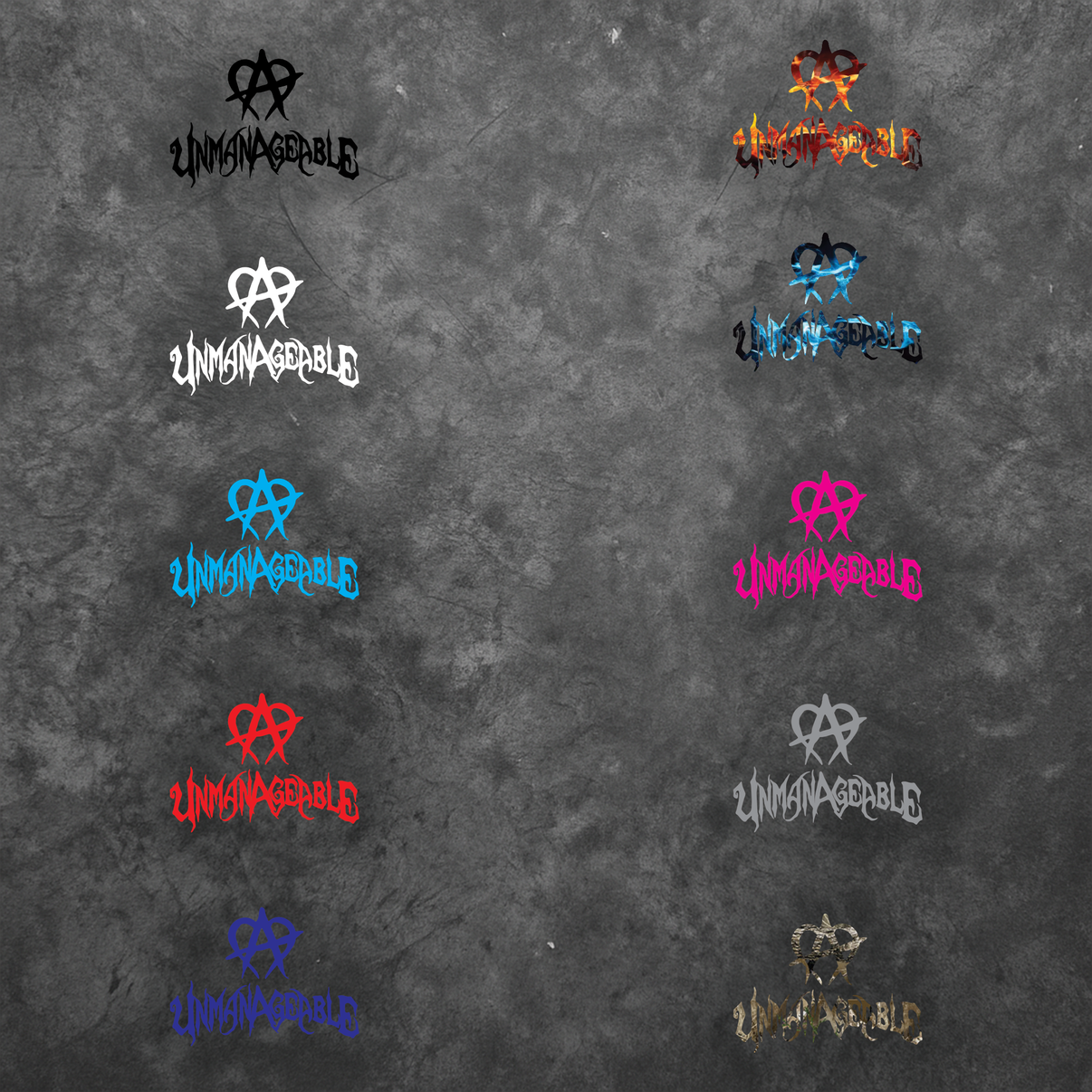 Sticker Packs – Unmanageable